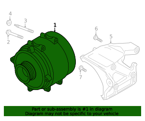 2021-2025 Audi Alternator 4N1-903-028-B | Retail Performance Auto Parts