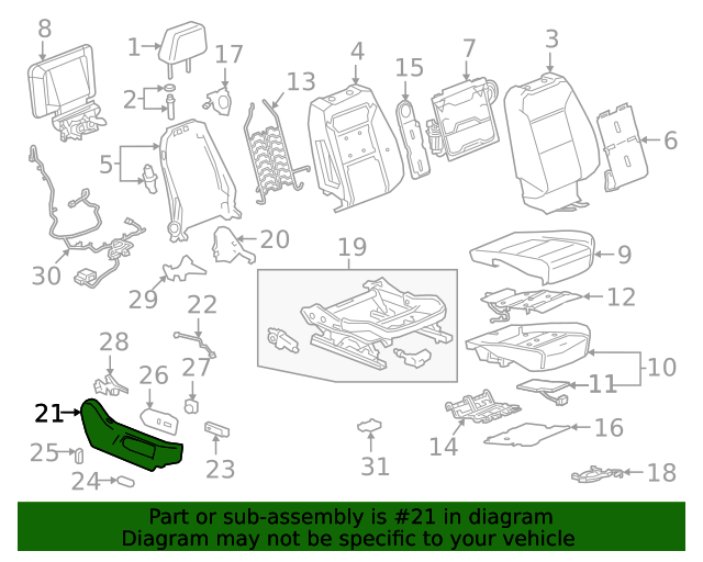 GM 84543136 Outer Finish Panel | Genuine GM & AC Delco OEM Parts ...