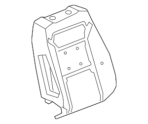 2021-2024 GM Seat Back Pad 84768497 GM | GMPartsDirect.com