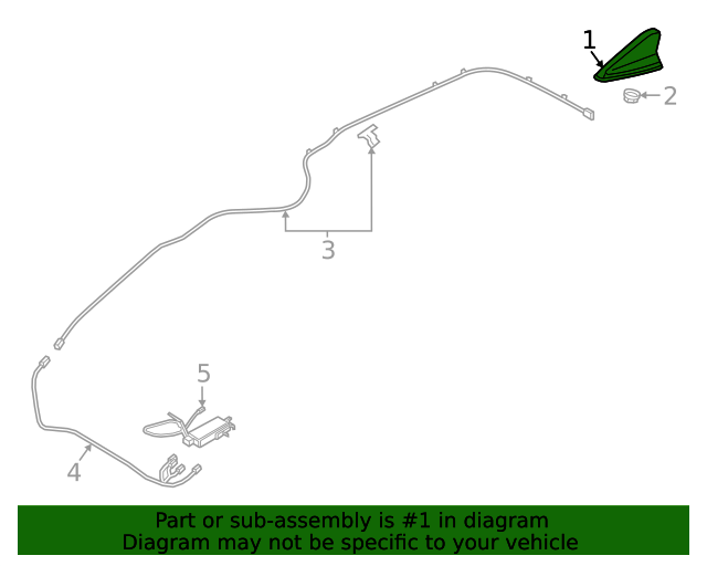 2019-2021 Hyundai Antenna 96210-J9520-TA9 | QuirkParts