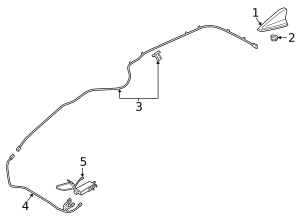 Hyundai - 96210-J9520-TA9 - Antenna - 2019-2021 Hyundai | OEM Hyundai ...