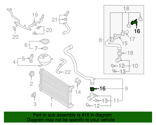 1J0-121-087-C - Distributor 2000-2006 Audi | Audi OEM Parts