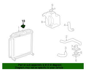 1984-2012 Mopar Radiator Cap 52079880AA | TascaParts.com