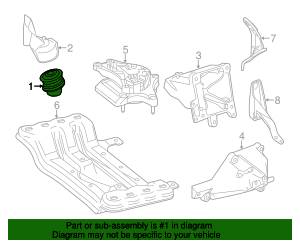 2011-2013 Mercedes-Benz CL 550 Front Mount 221-240-55-17-64 | MB OEM Parts