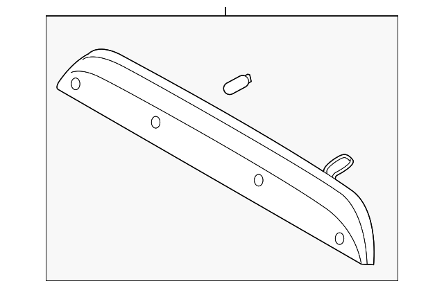 2019-2024 Ford Ranger High Mount Lamp KB3Z-13A613-B | OEM Parts Online