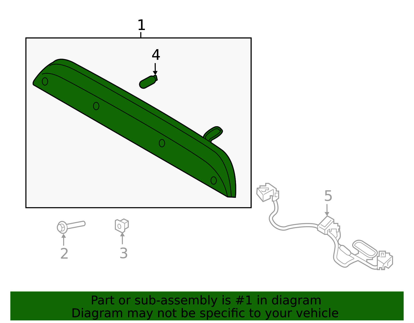 KB3Z-13A613-A - 2019-2024 Ford Ranger - High Mount Lamp | My Ford Parts