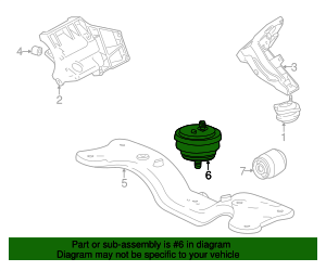 22316771221 - 1984-2003 BMW Trans Mount (22-31-6-771-221) | BMW of ...