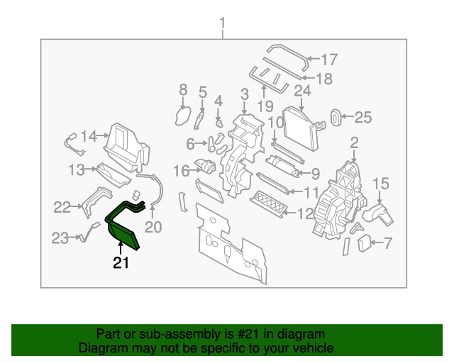 97138-1D000 - Heater Core 2007-2010 Kia Rondo | Kia.Parts Store
