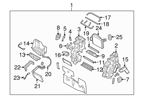 Evaporator & Heater Components for 2007 Kia Rondo | Kia.Parts Store