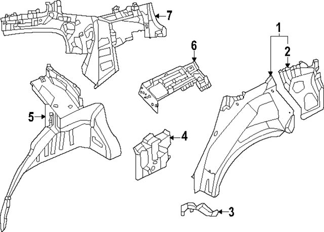 2020-2024 Nissan Sentra Front Extension G6717-6LBMA | Nissan Parts Plus