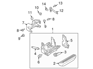 2009-2020 Ford F-150 Mount Bracket U-Nut -W707369-S439 | TascaParts.com
