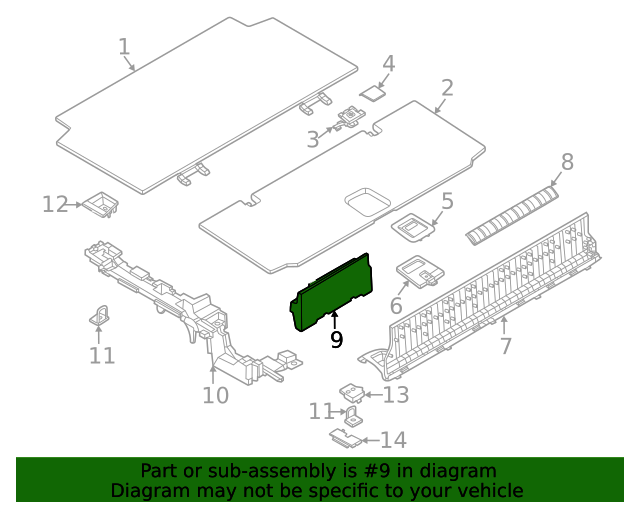 Genuine BMW 51-47-7-458-393 | Insert | FREE Shipping on Most Orders ...
