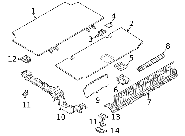 Genuine BMW 51-47-7-458-393 | Insert | FREE Shipping on Most Orders ...