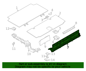 Genuine BMW 51-47-7-953-894 | Sill Plate | FREE Shipping on Most Orders ...