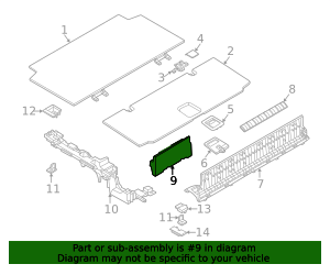Genuine BMW 51-47-7-458-393 | Insert | FREE Shipping on Most Orders ...