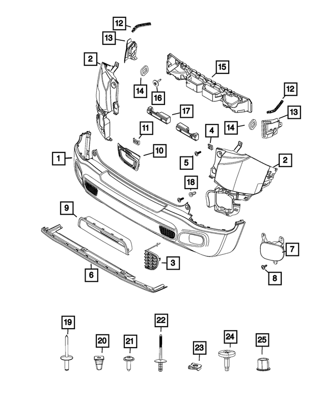 2015-2021 Jeep Renegade Rear Upper Fascia, Left 6SC04TZZAA | My Mopar Parts