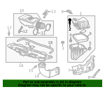 2017-2025 GM Air Cleaner Housing Cover Bolt 11549031 GM | GMPartsDirect.com