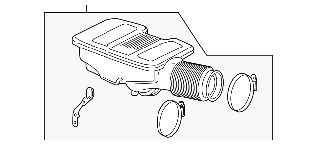 2019-2025 GM Air Cleaner Outlet Duct 84467638 GM | GMPartsDirect.com