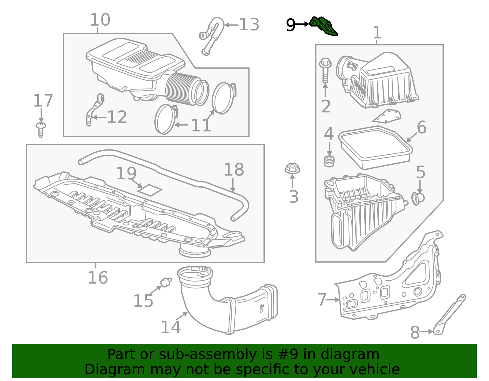 Mass Air Flow Sensor 12711405 | GM Parts Center