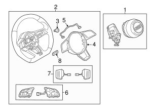 2017-2020 Audi Paddle Switch 8W0-951-523-J-5PR | OEM Parts Online