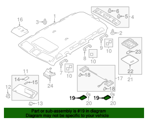 2009-2024 Nissan Lens 26461-JK00A | Melloy Nissan Parts