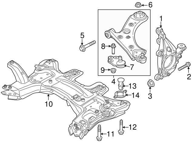 2015-2022 Mopar Lower Control Arm 68248007AA | Mopar Parts Canada