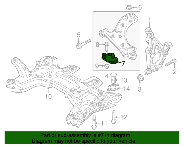 2015-2022 Mopar Ball Joint 68246489aa | TascaParts.com