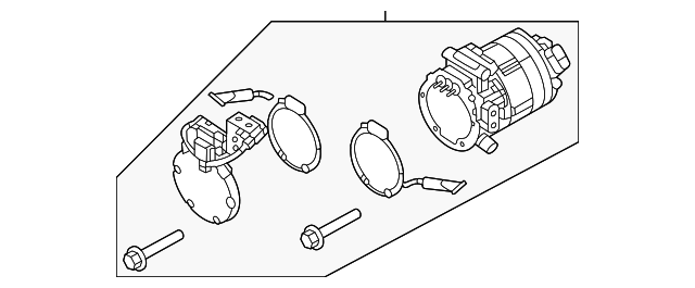 97701-K4000 - Compressor Assembly 2019-2022 Kia Niro EV | Kia.Parts Store