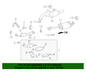 90080-10291 - Exhaust Manifold Bolt - 1999-2021 Lexus | MyLexusParts