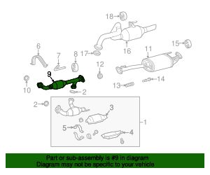 17410-38390 - Catalytic Converter 2010-2015 Lexus GX460 | Lexus Parts ...