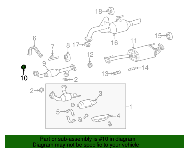 1996-2024 Lexus Front Pipe Gasket 90080-43036 | OEM Parts Online