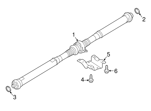 2011-2018 Porsche Cayenne Drive Shaft C-Clip 958-349-493-00 | Porsche Marin