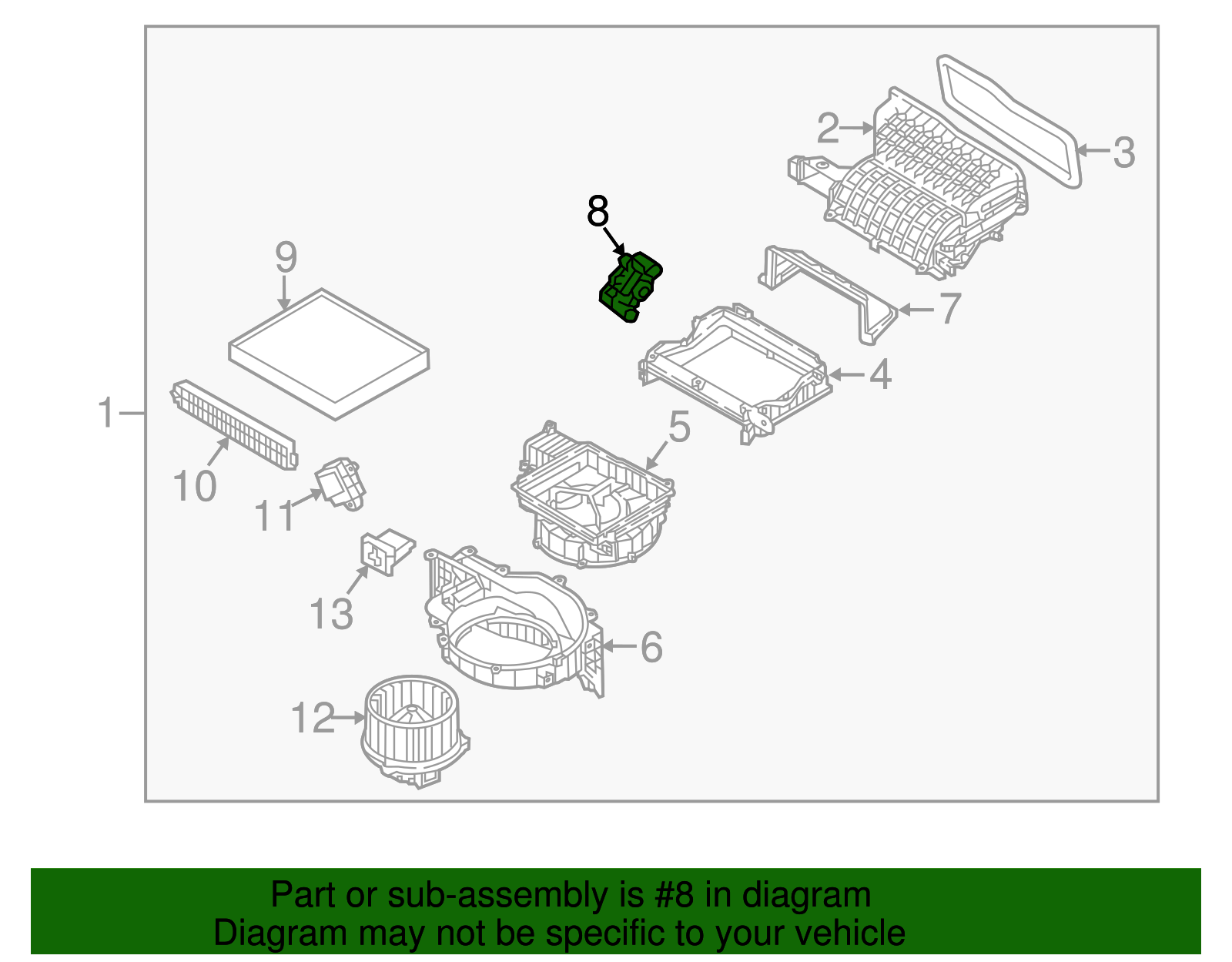 2012-2025 Hyundai Actuator 97161-1JAA0 | Retail Performance Auto Parts