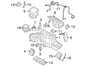 Genuine OEM Ford Part - Evaporator Core DL3Z-19850-K | Genuine OEM Ford ...