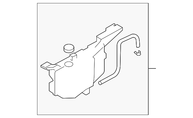 21710-1CB0A (217101cb0a) - 2009-2017 Infiniti Reservoir Assembly ...