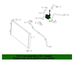 000-500-75-00-80 - Engine Auxiliary Water Pump 2015-2019 Mercedes-Benz ...