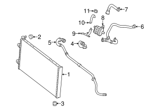 000-500-75-00-80 - Engine Auxiliary Water Pump 2015-2019 Mercedes-Benz ...