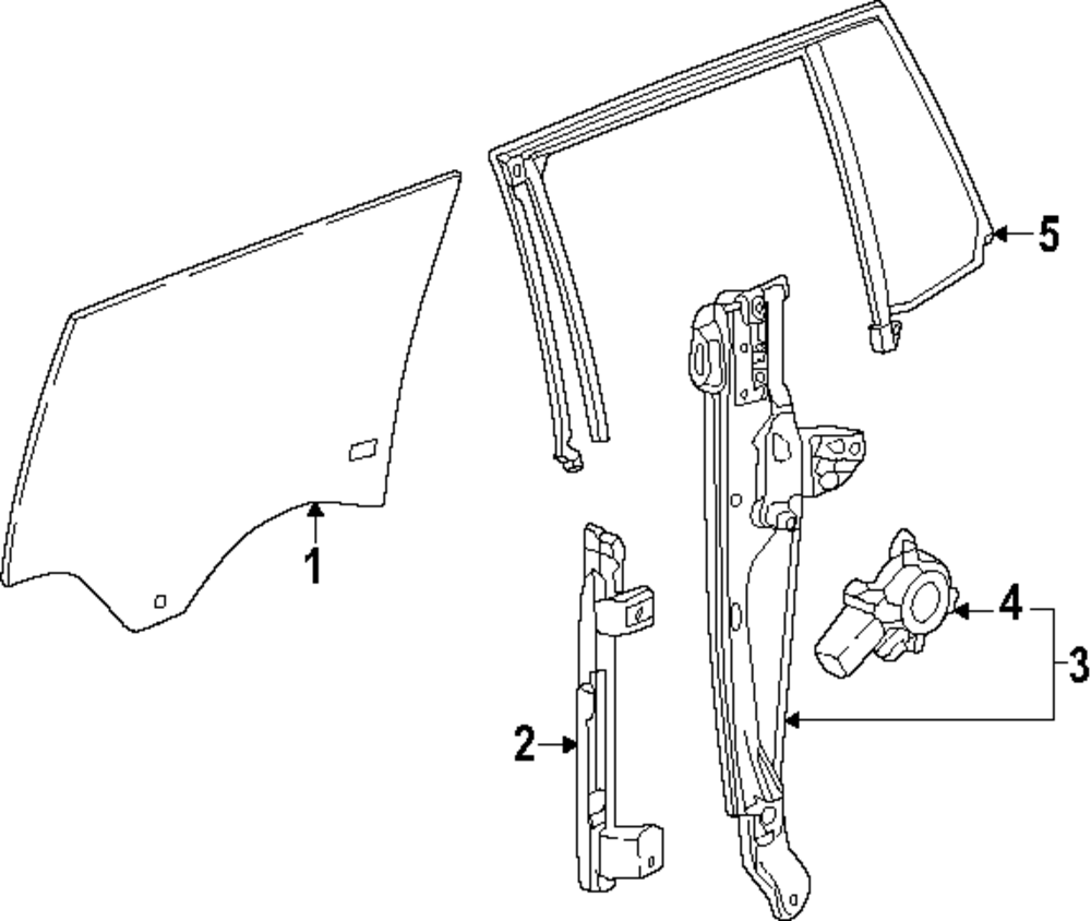 2024-2025 GM Window Motor 84822732 GM | GMPartsDirect.com