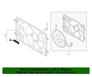 2019-2021 Volkswagen Jetta Shutter Assembly 17A-122-321-B | VW Direct ...