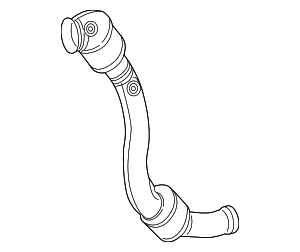 205-490-08-20 - Remanufactured Exhaust Gas Line 2015-2019 Mercedes-Benz ...