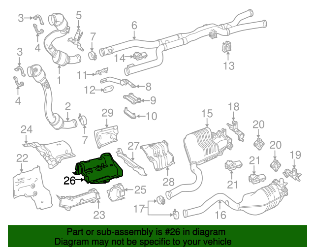 205-470-07-47 - Heat Shield 2015-2020 Mercedes-Benz | Mercedes-Benz USA ...