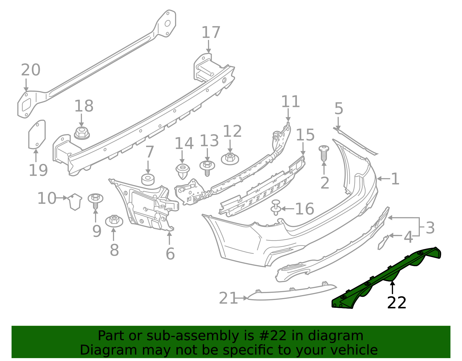51128069482 - 2018-2023 BMW M5 Skid Plate (51-12-8-069-482) | BMW of ...