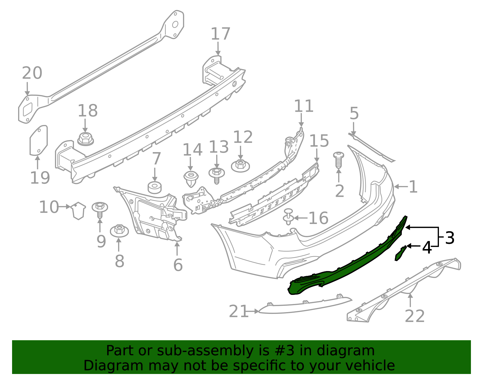 Genuine BMW 51-12-8-067-763 | G30 M550ix Rear Bumper Diffuser Cover ...