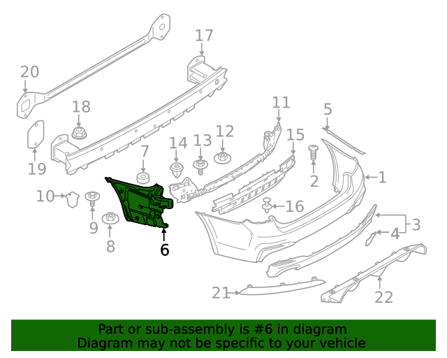 Genuine BMW 51-12-8-066-722 | Side Support | FREE Shipping on Most ...