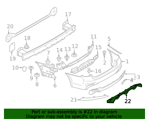 51128069482 - 2018-2022 BMW M5 Skid Plate (51-12-8-069-482) | BMW of ...