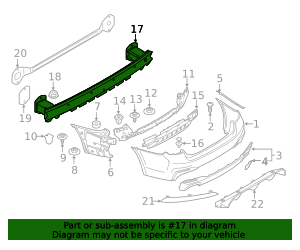 Genuine BMW 51-12-7-413-876 | Impact Bar | FREE Shipping on Most Orders ...