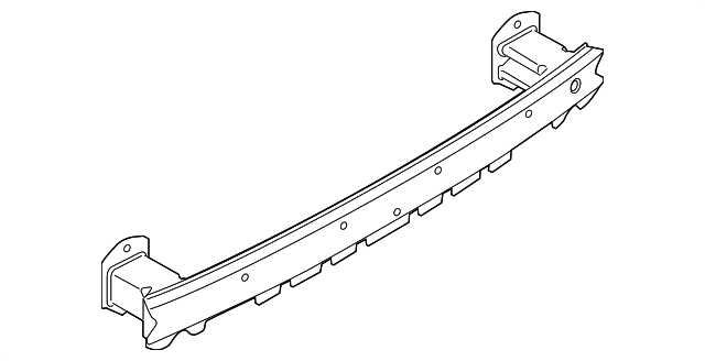 51127473636 - 2018-2020 BMW Impact Bar (51-12-7-473-636) | BMW of South ...