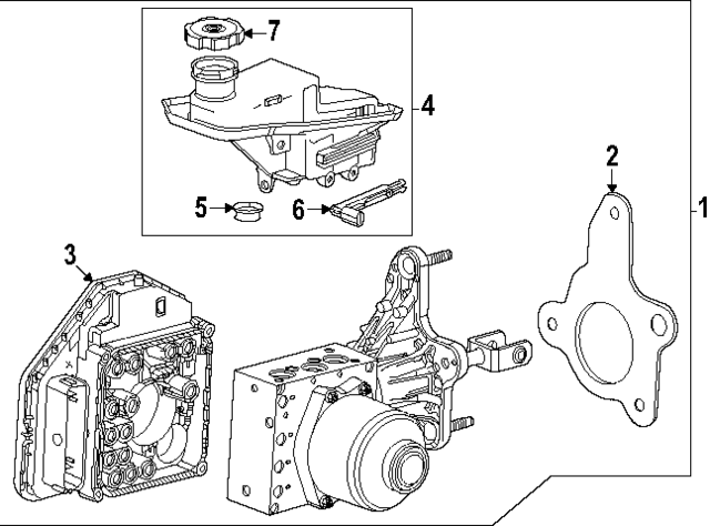 2023-2024 GM Master Cylinder Reservoir 85667450 | QuirkParts