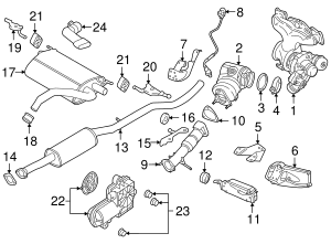 36010202 - Catalytic Converter 2015-2018 Volvo | My Swedish Parts