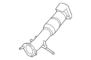 2015-2018 Volvo Front Pipe 31422438 | Volvo Parts CA